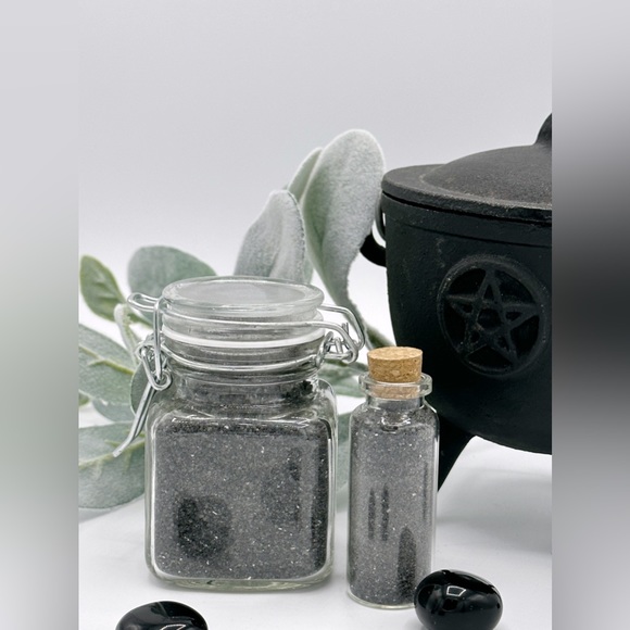 Hand Crafted | Other | Authentic Witches Black Salt For Rituals And ...